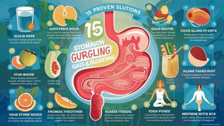 Stomach Gurgling Gas And Bloating: Causes And 15 Proven Solutions