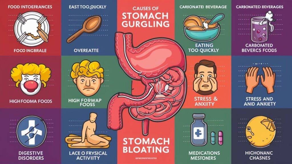 Stomach Gurgling Gas And Bloating: Causes And 15 Proven Solutions