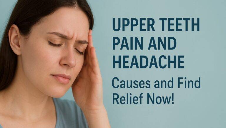 Upper Teeth Pain And Headache: Causes And Find Relief Now!