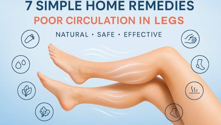Home Remedies For Poor Circulation In Legs: 7 Simple Fixes